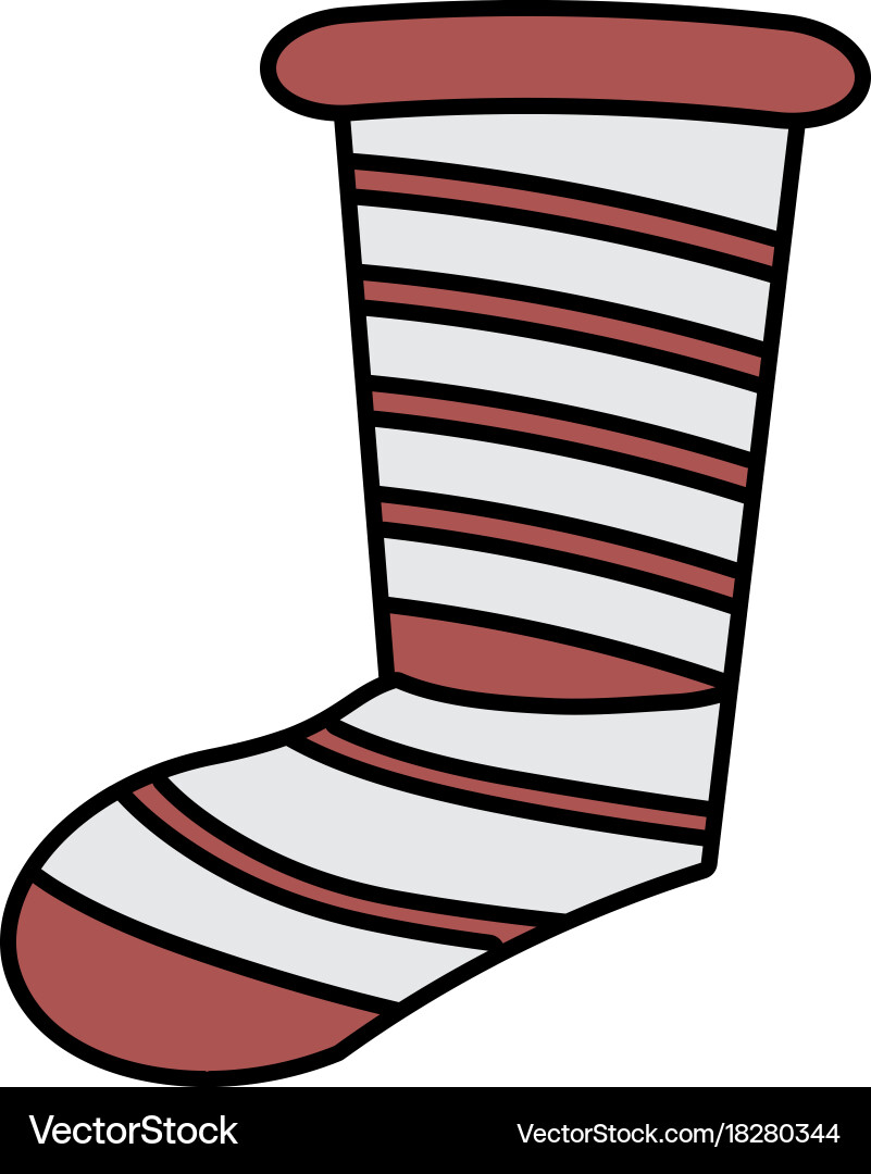 Christmas boot Royalty Free Vector Image - VectorStock