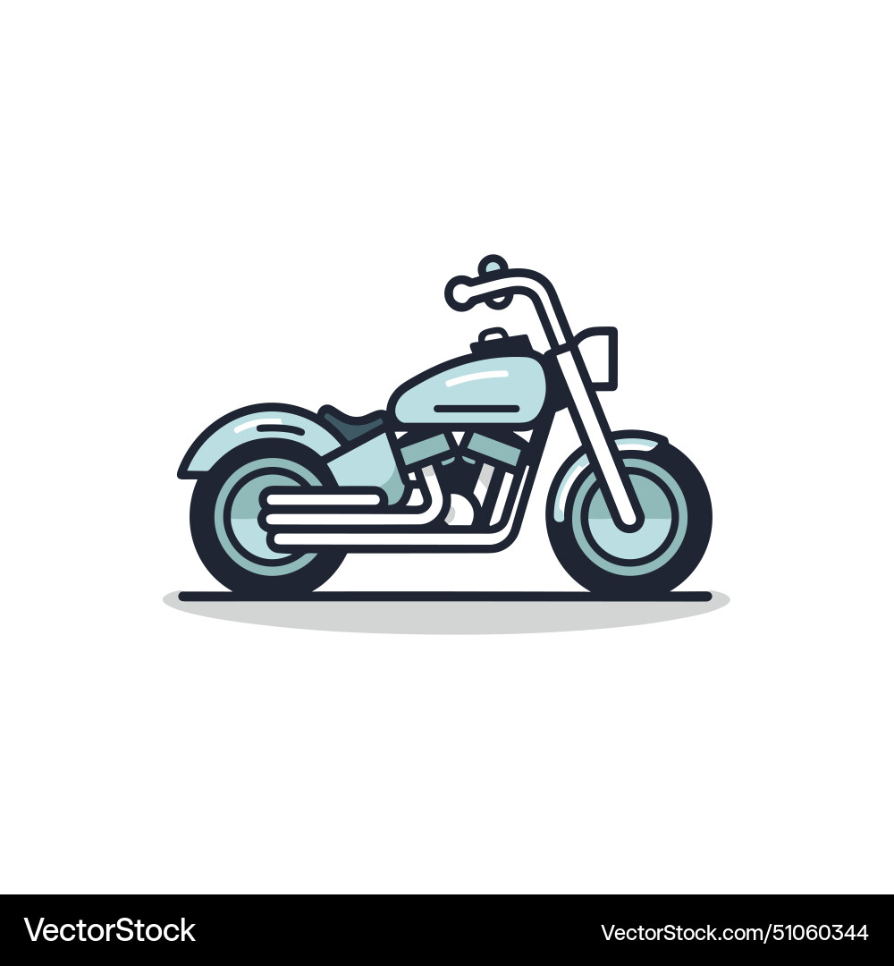 Classic motorcycle Royalty Free Vector Image - VectorStock
