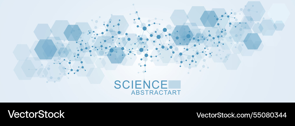 Health care abstract background with lines dots Vector Image