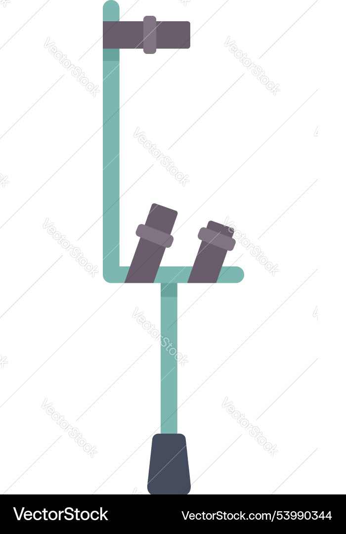 Medical walker providing support and stability Vector Image