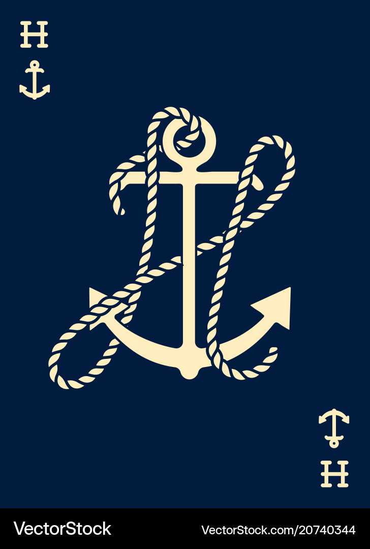 Vintage Ship Rope Monogram Royalty Free Vector Image
