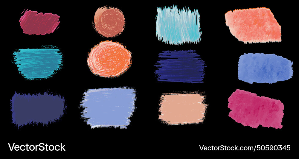 Pastel form3 c Royalty Free Vector Image - VectorStock