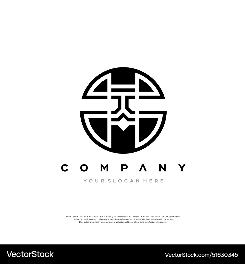 Stylized face logo premium design Royalty Free Vector Image