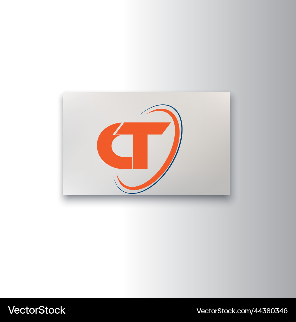 Ct-logo Royalty Free Vector Image - VectorStock