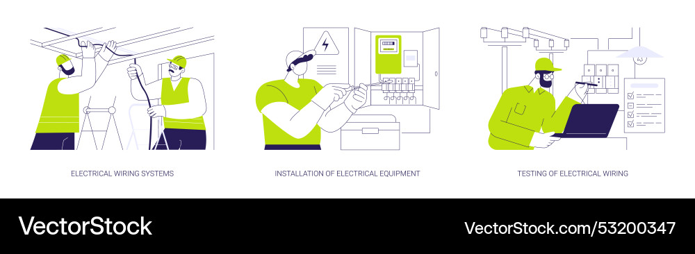 Engineering infrastructure abstract concept Vector Image