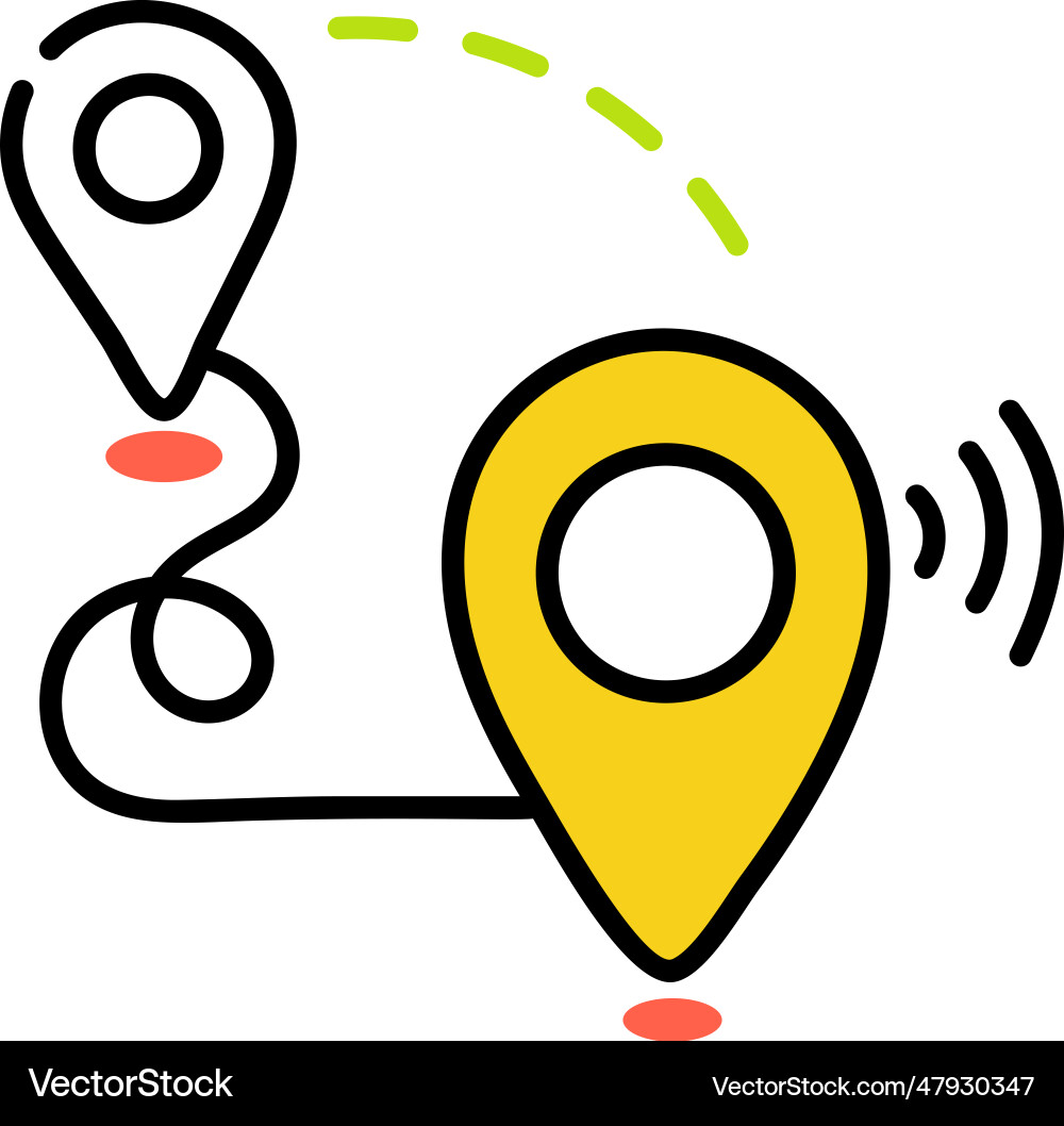 Gps tracking Royalty Free Vector Image - VectorStock