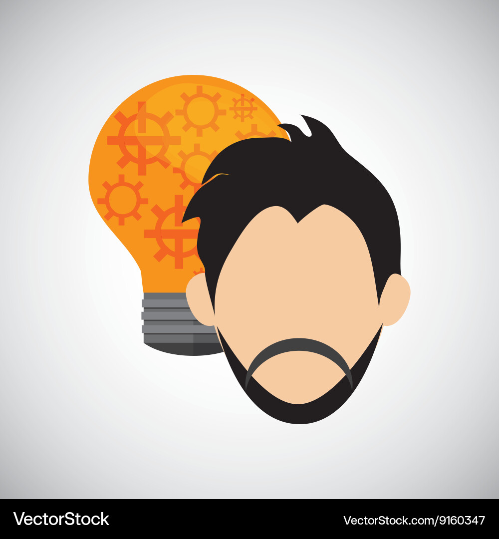 Idea design business concept colorful Royalty Free Vector