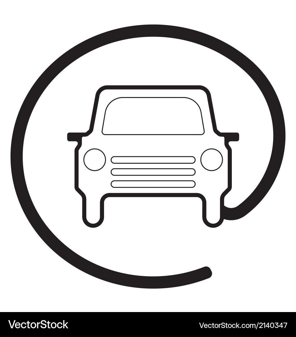 Internet at symbol Royalty Free Vector Image - VectorStock