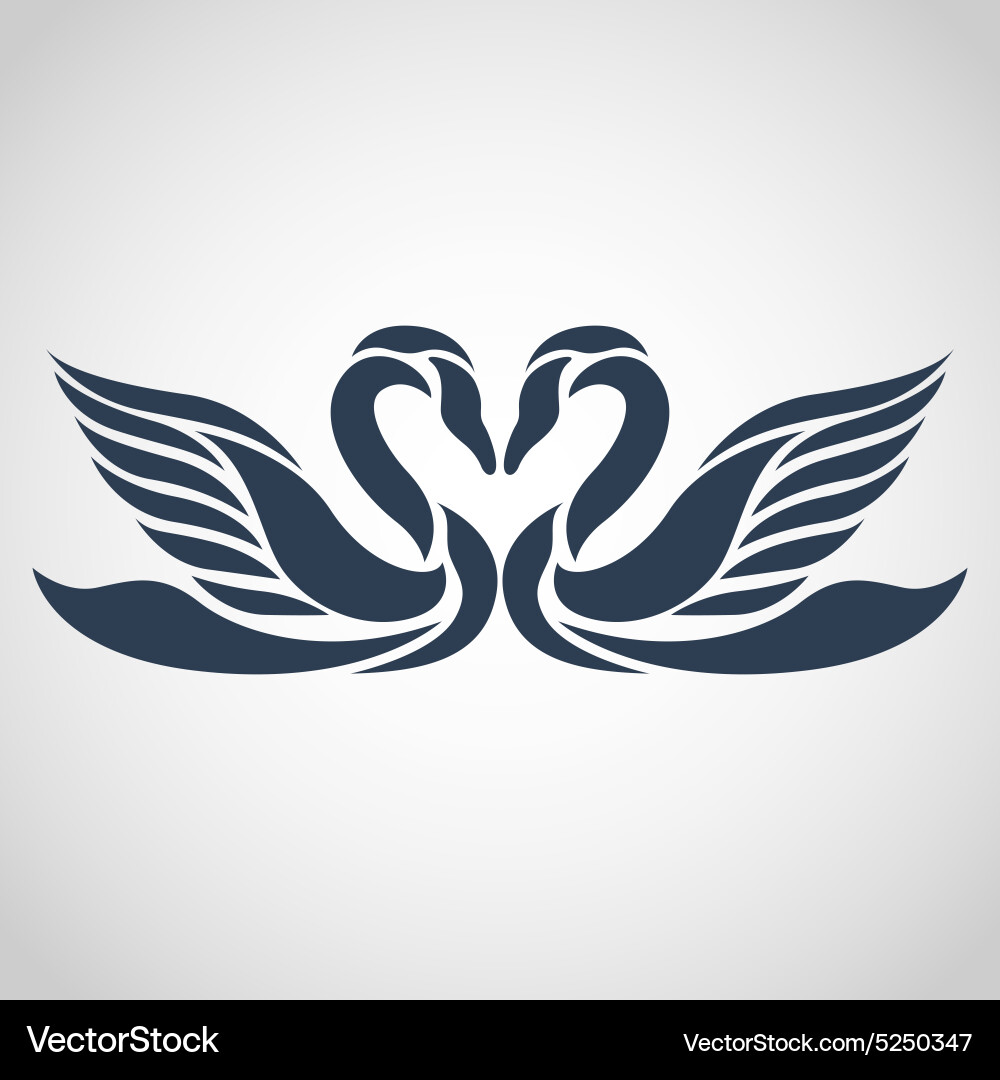 Swan Royalty Free Vector Image - VectorStock