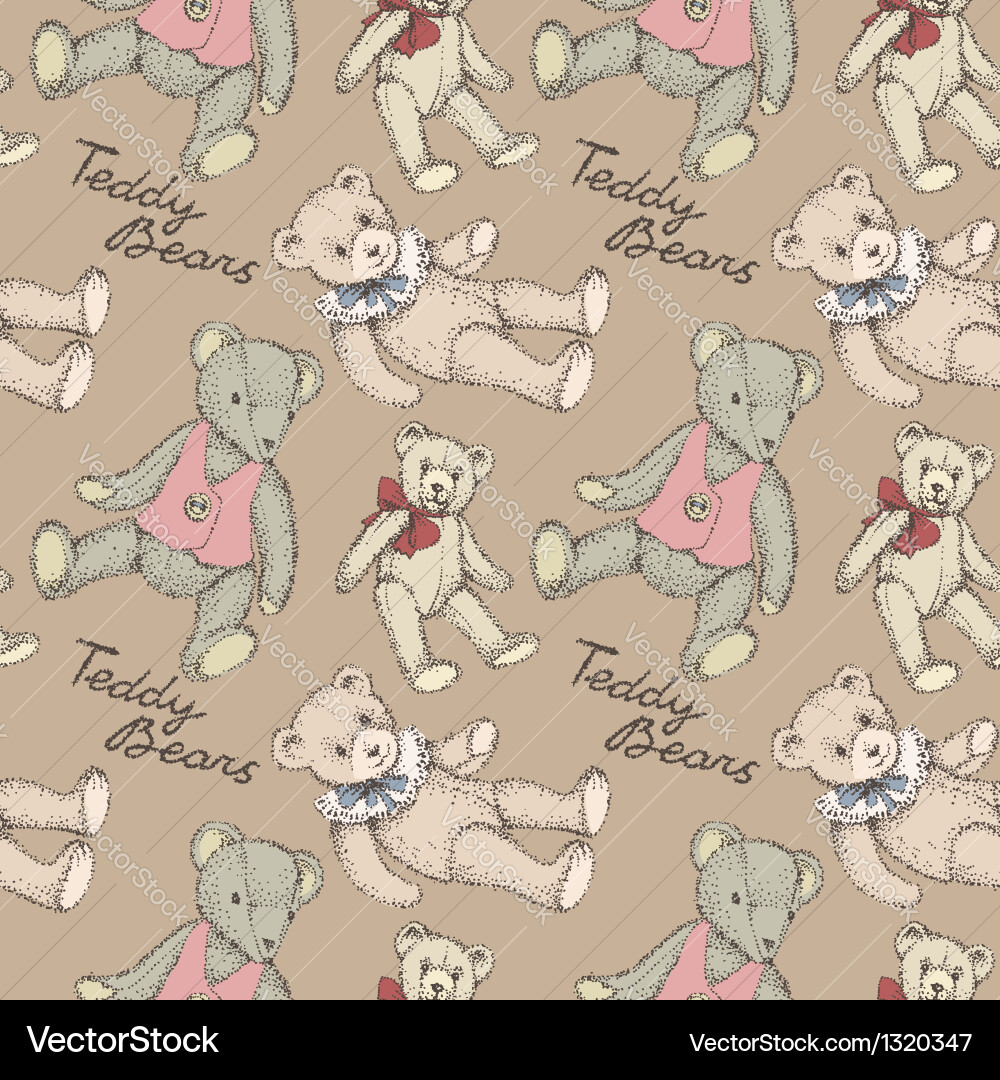 Teddy bears Royalty Free Vector Image - VectorStock