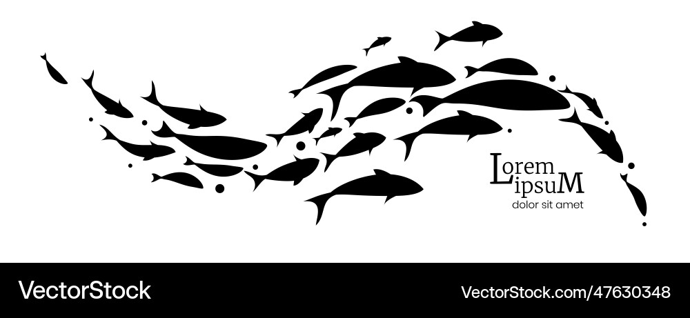 Cartoon School Fish Vector Images (over 4,900)