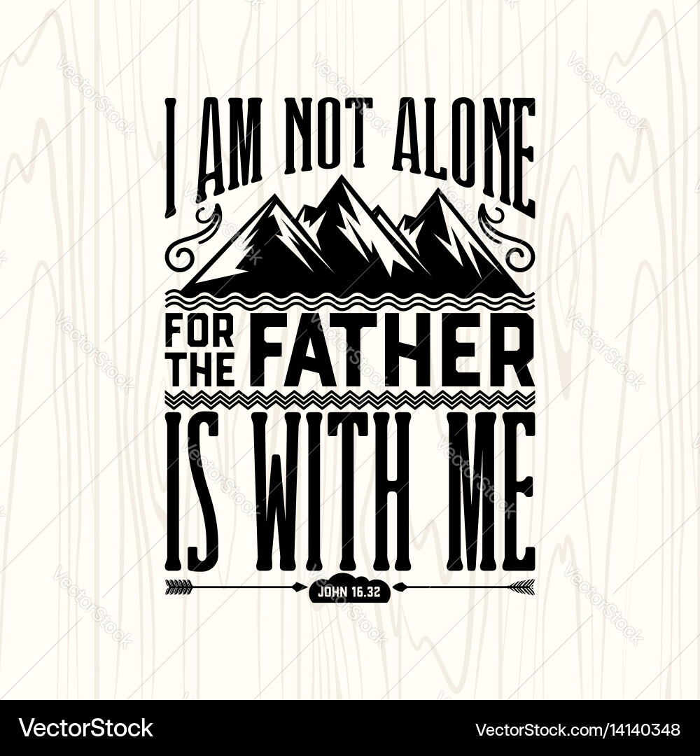 Christian typography Royalty Free Vector Image