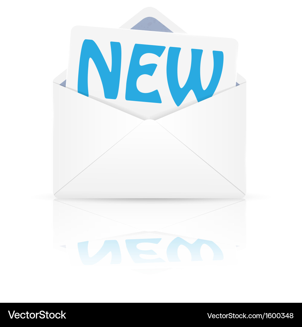 Open envelope Royalty Free Vector Image - VectorStock