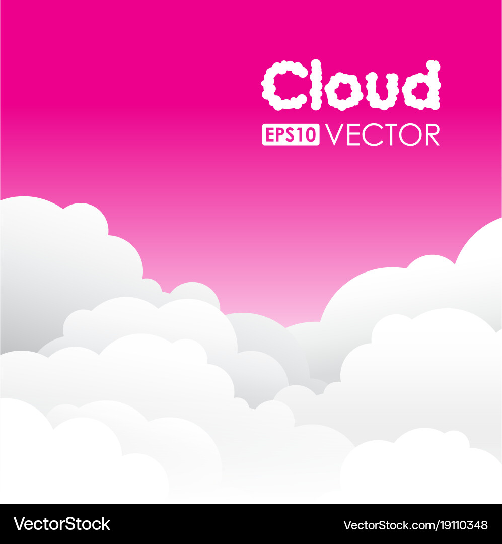 Pink loud background Royalty Free Vector Image