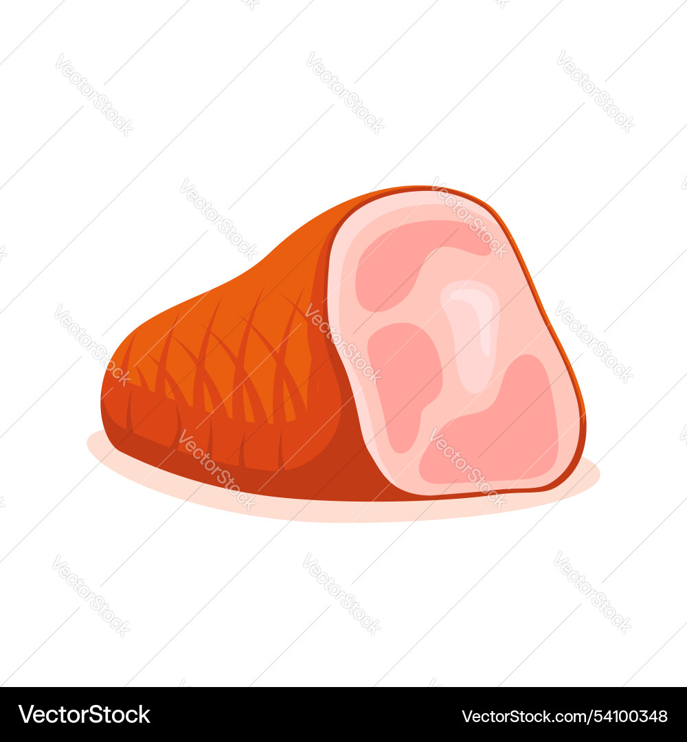 Raw meat icon in flat style lamb or beef Vector Image