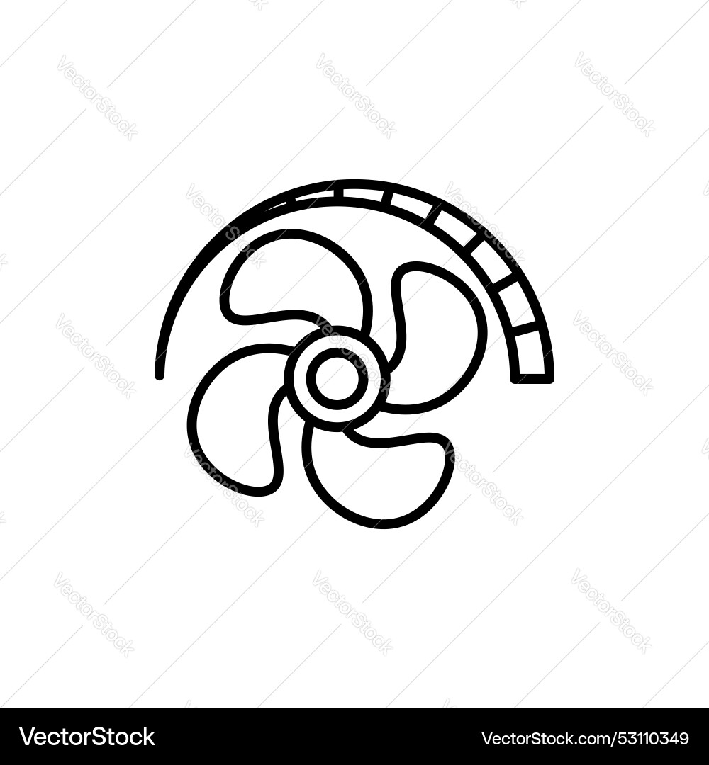 Adjustable speed icon Royalty Free Vector Image