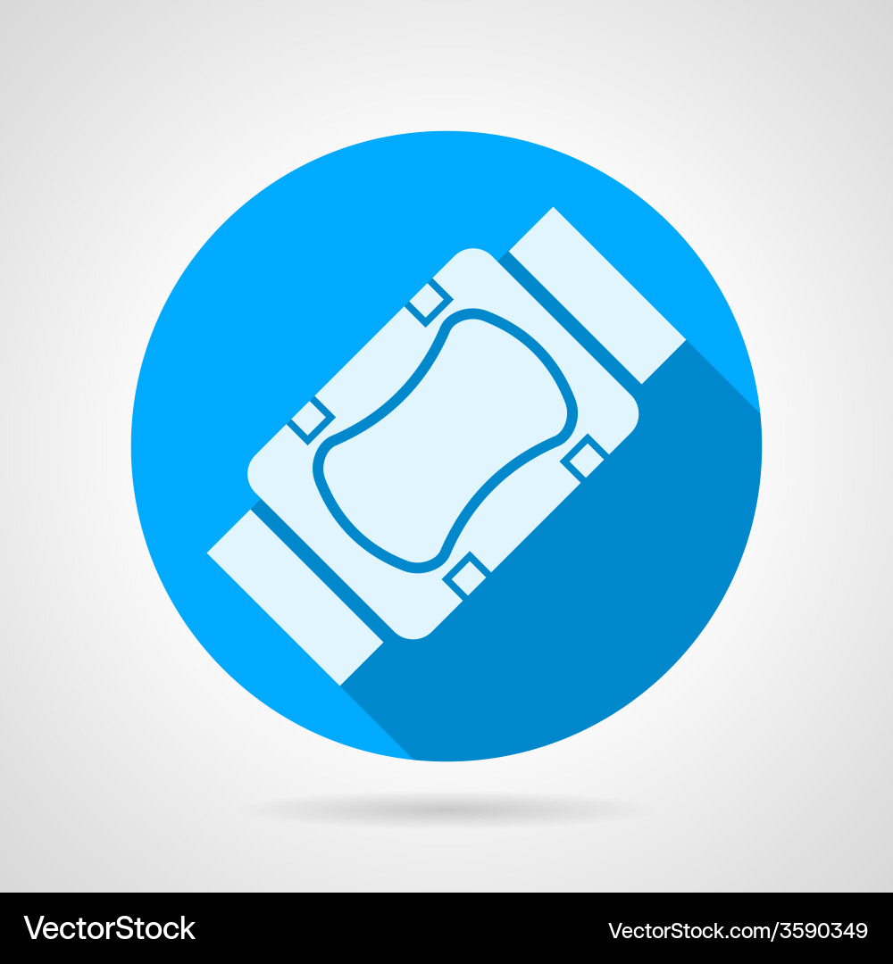 Flat icon for elbow and knee protection Royalty Free Vector