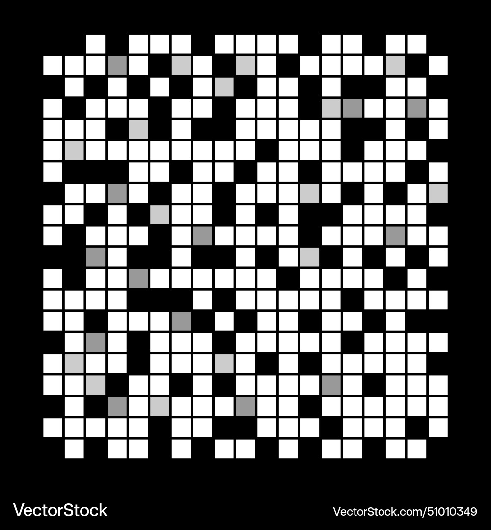 Pixel disintegration background decay effect Vector Image