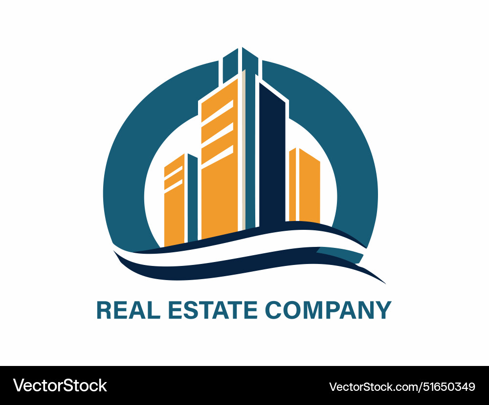 Real estate logo Royalty Free Vector Image - VectorStock
