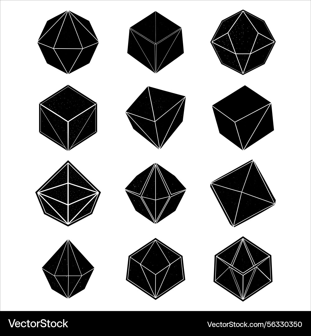 Basic shape Royalty Free Vector Image - VectorStock