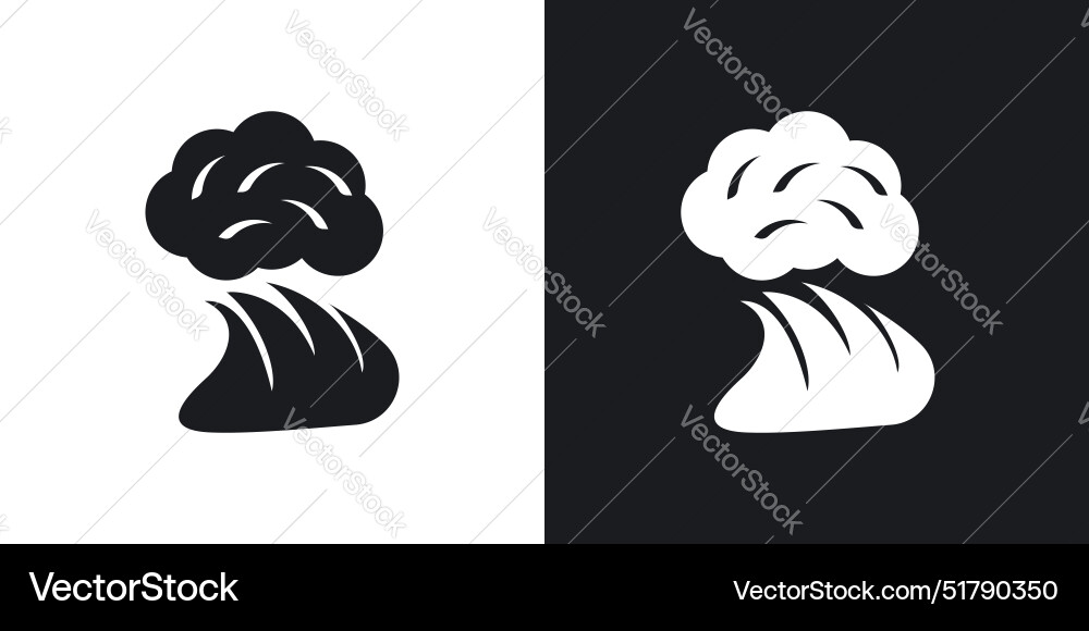 Fire smoke icon Royalty Free Vector Image - VectorStock