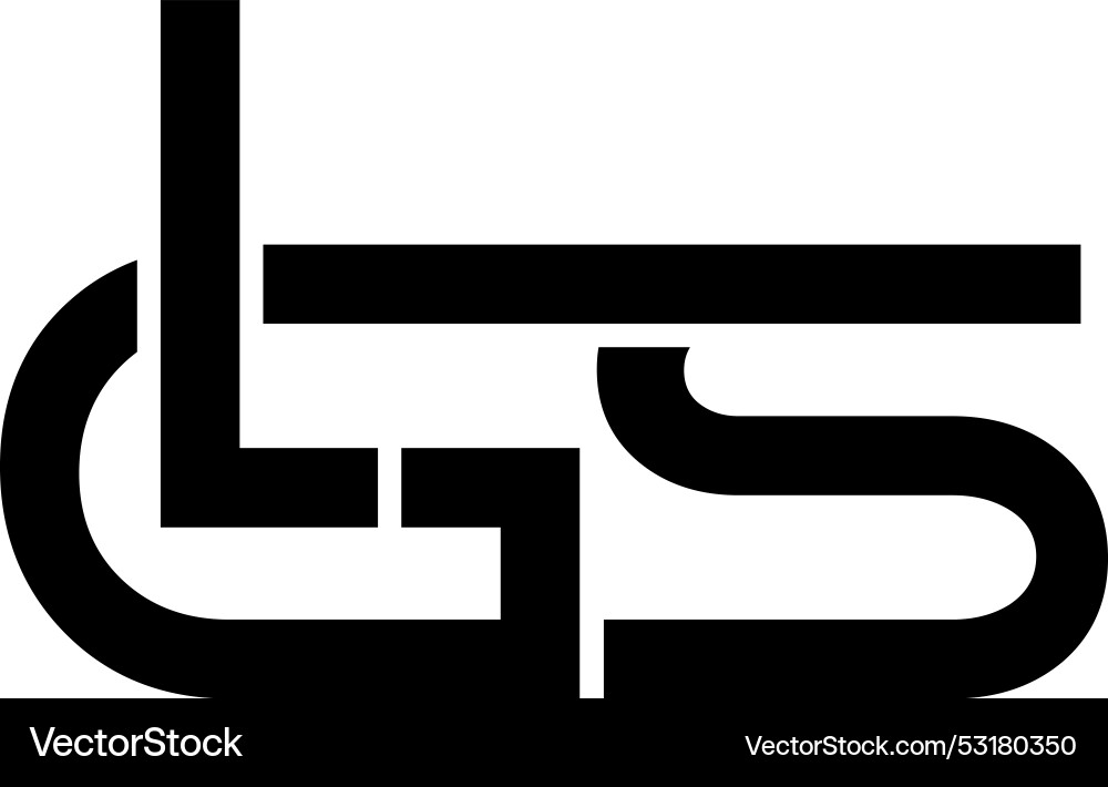 Gls logo Royalty Free Vector Image - VectorStock