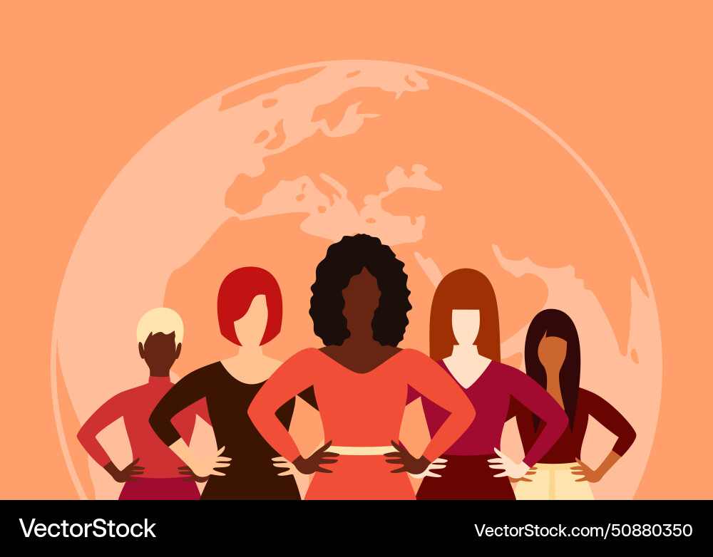 Women of different ethnic groups Royalty Free Vector Image