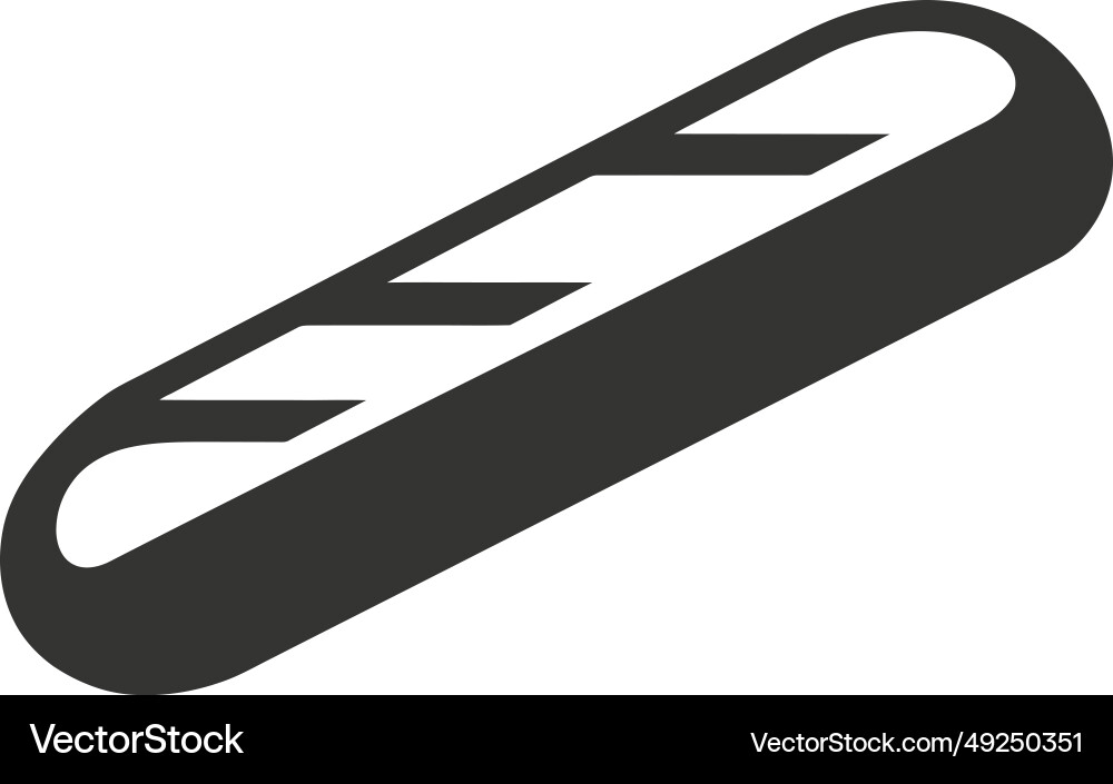 Baguette icon Royalty Free Vector Image - VectorStock