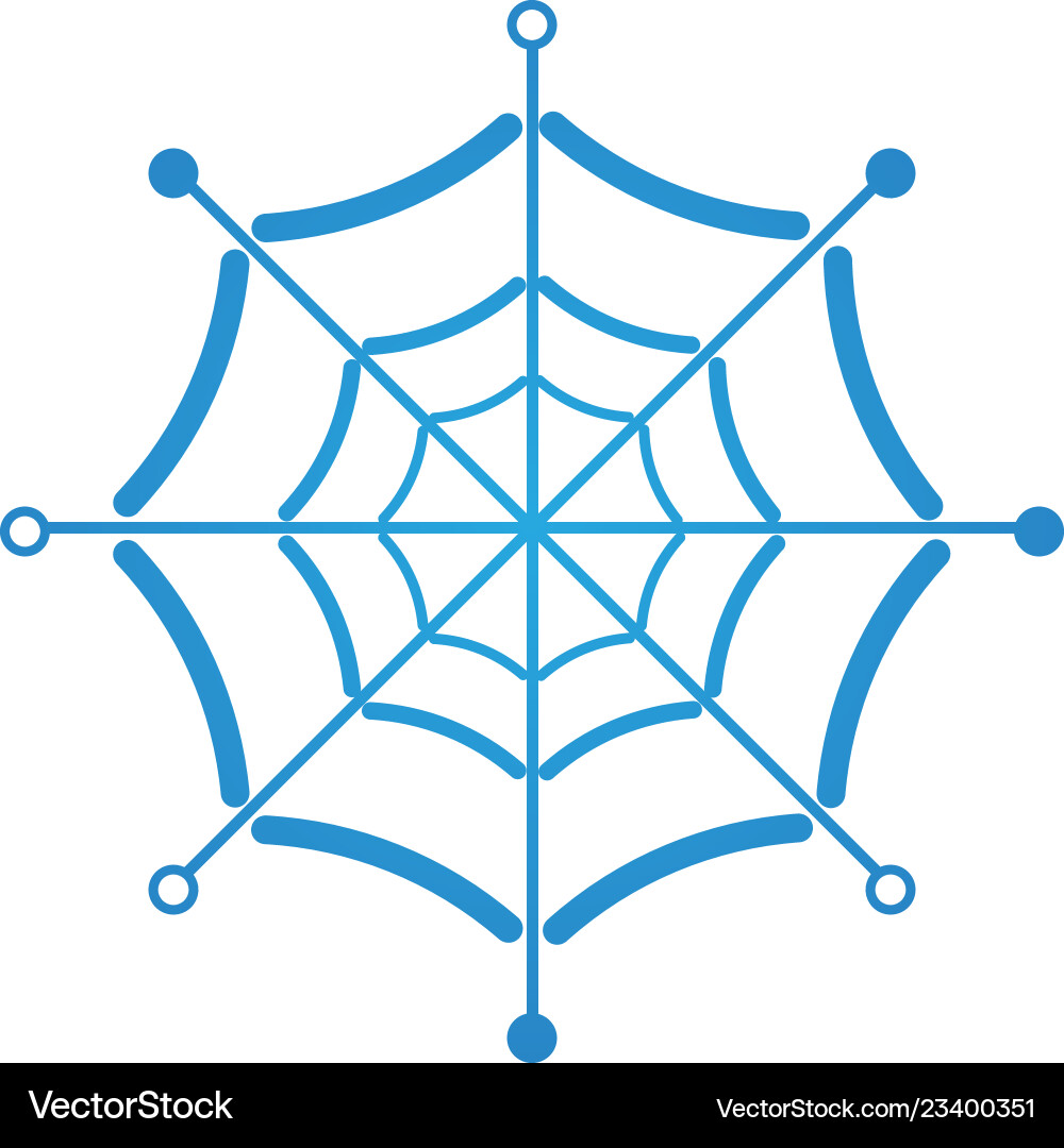 Spider logo for business Royalty Free Vector Image