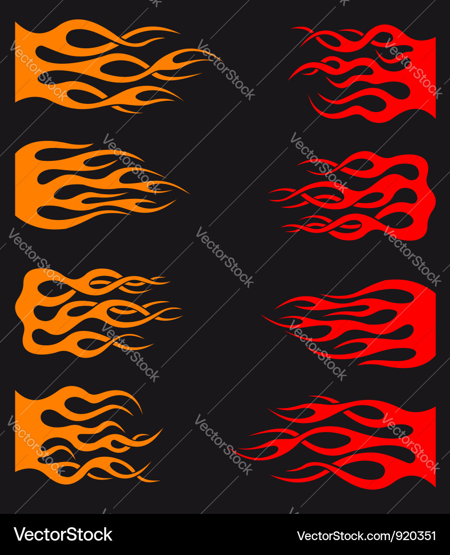 Tribal flames Vector Images & Graphics for Commercial Use | VectorStock