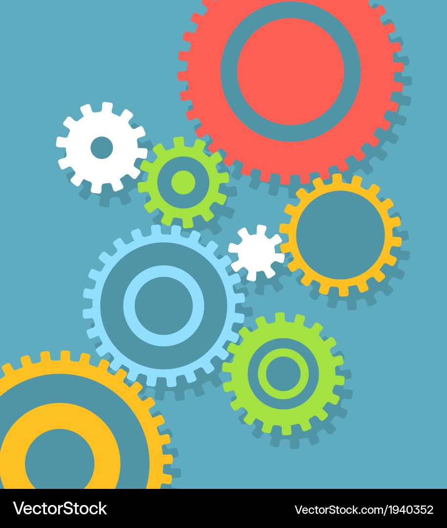 Gears Royalty Free Vector Image - VectorStock