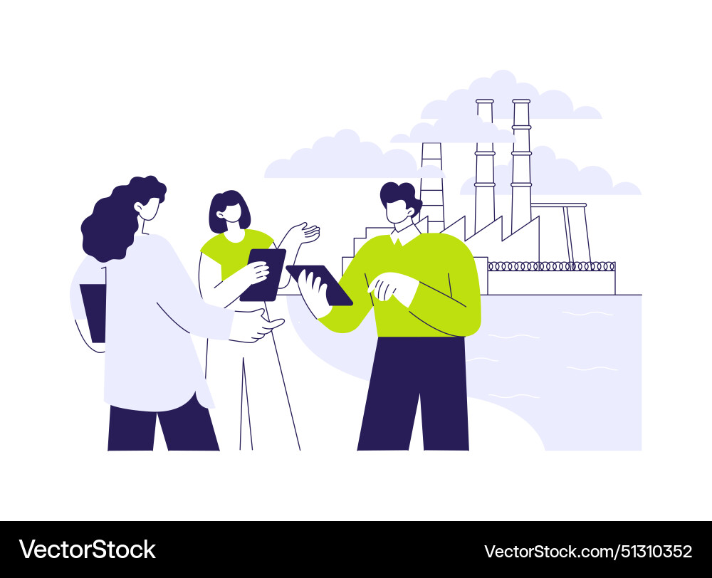 Scientific advice on sustainability abstract Vector Image