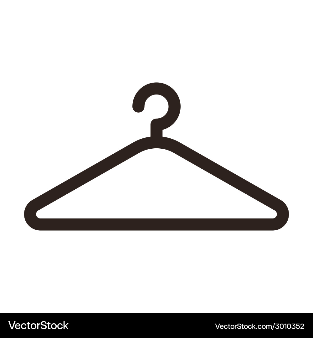 Single Hanger Icon Royalty Free Vector Image - VectorStock