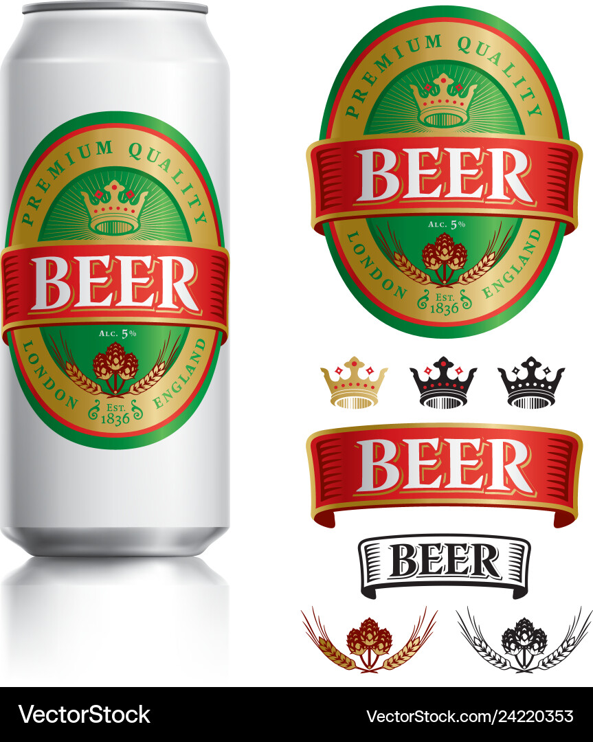Hops and Barley Border Vector Images (over 120)