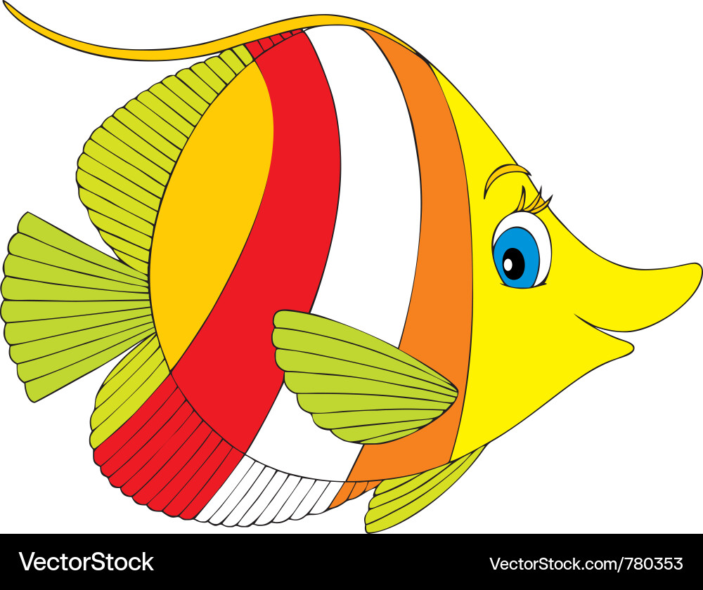 Coral fish Royalty Free Vector Image - VectorStock