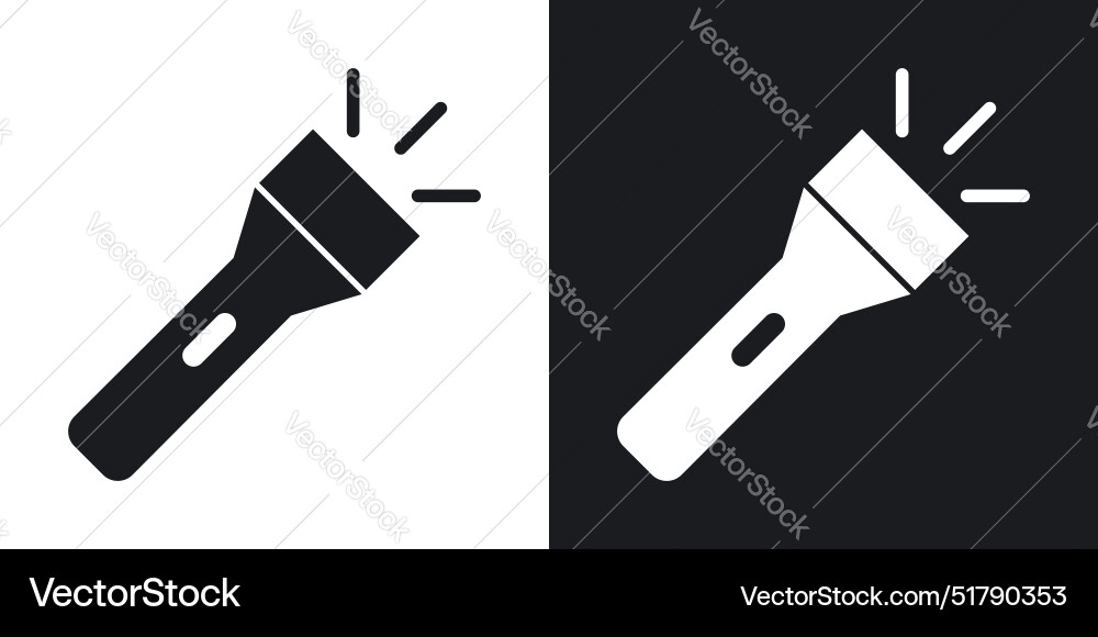 Flashlight icon Royalty Free Vector Image - VectorStock