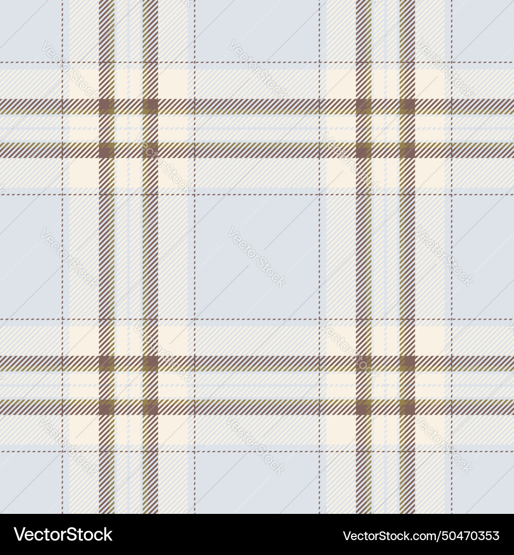 Plaid seamless pattern check fabric texture Vector Image