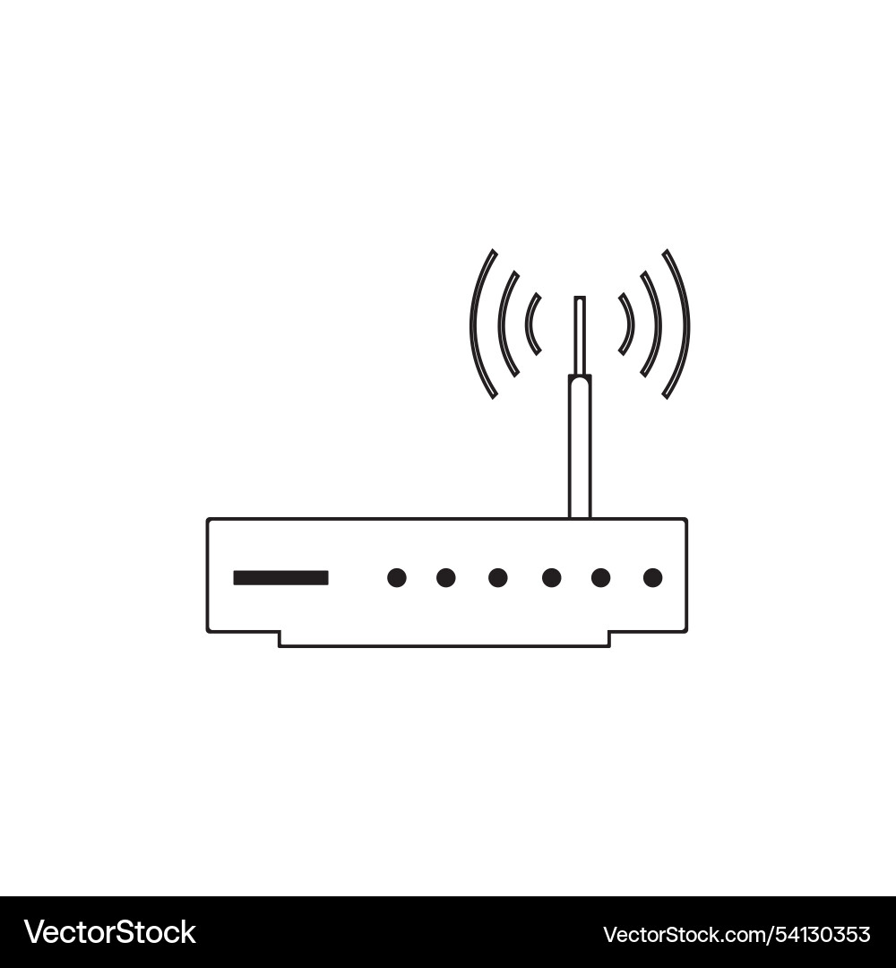 Router icon design Royalty Free Vector Image - VectorStock