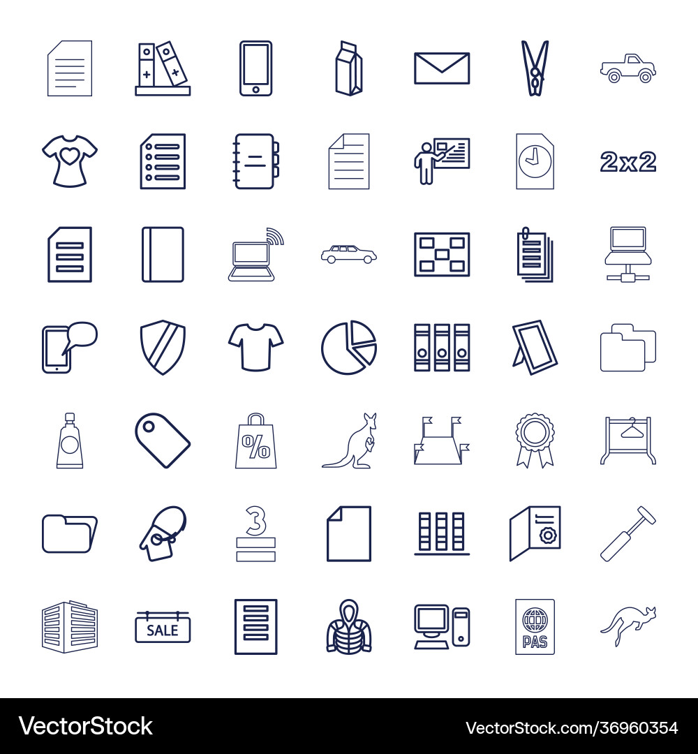 Blank icons Royalty Free Vector Image - VectorStock