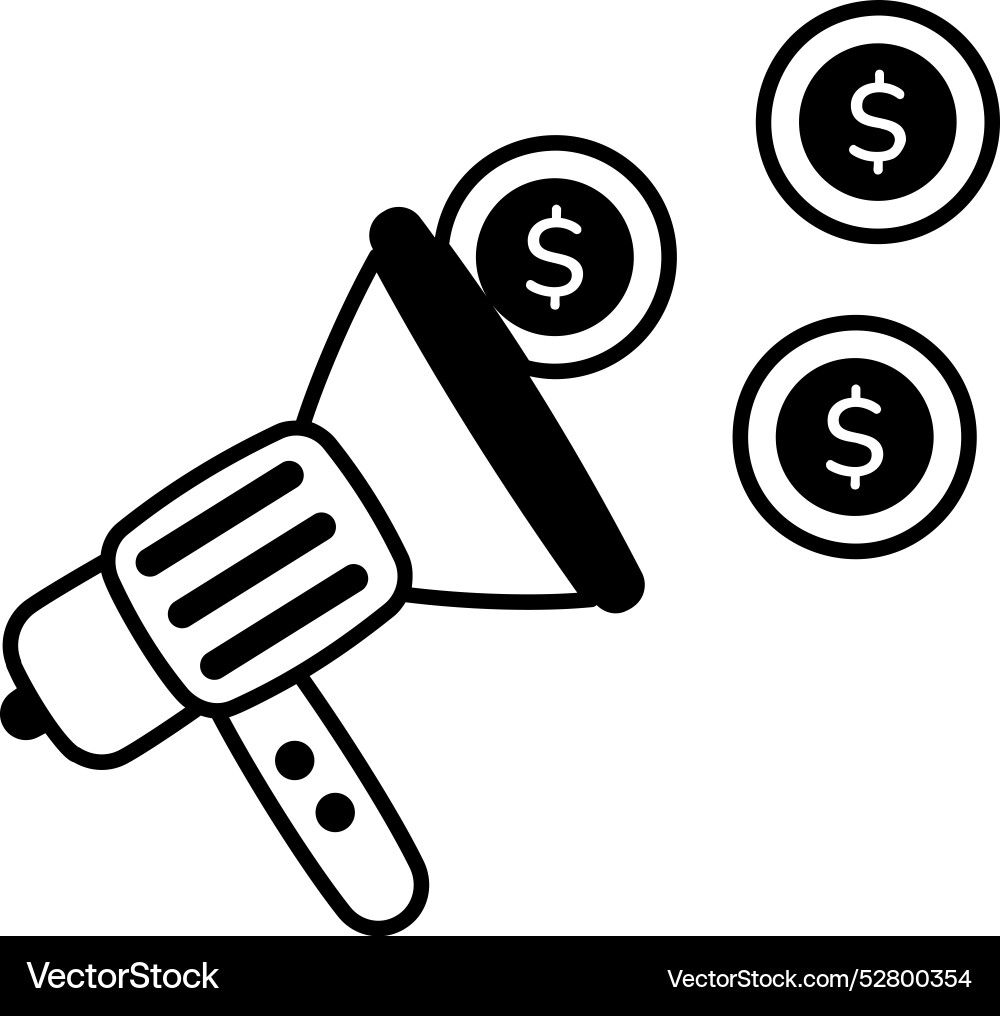 Paid marketing Royalty Free Vector Image - VectorStock