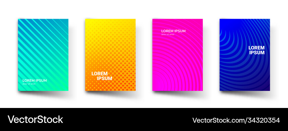 Pattern gradient background abstract templates Vector Image