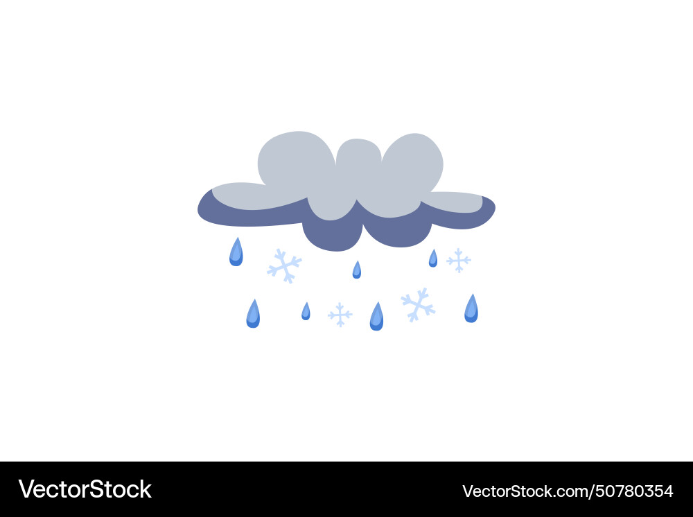 Weather sticker Royalty Free Vector Image - VectorStock