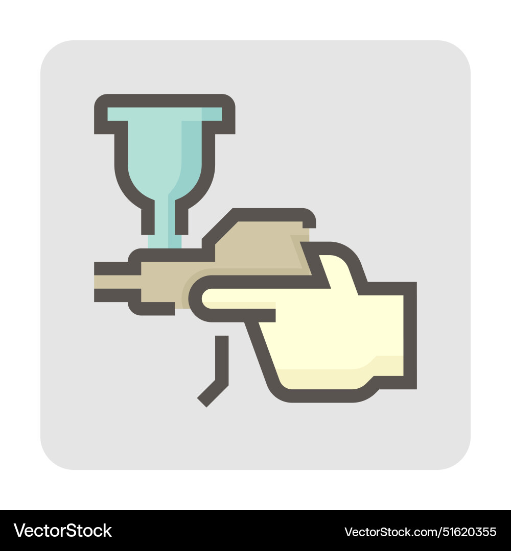 Car paint and repair service tool icon design Vector Image