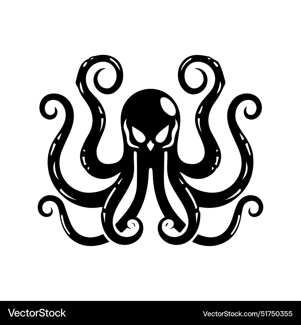 Hydra icon or modern line symbol art Royalty Free Vector