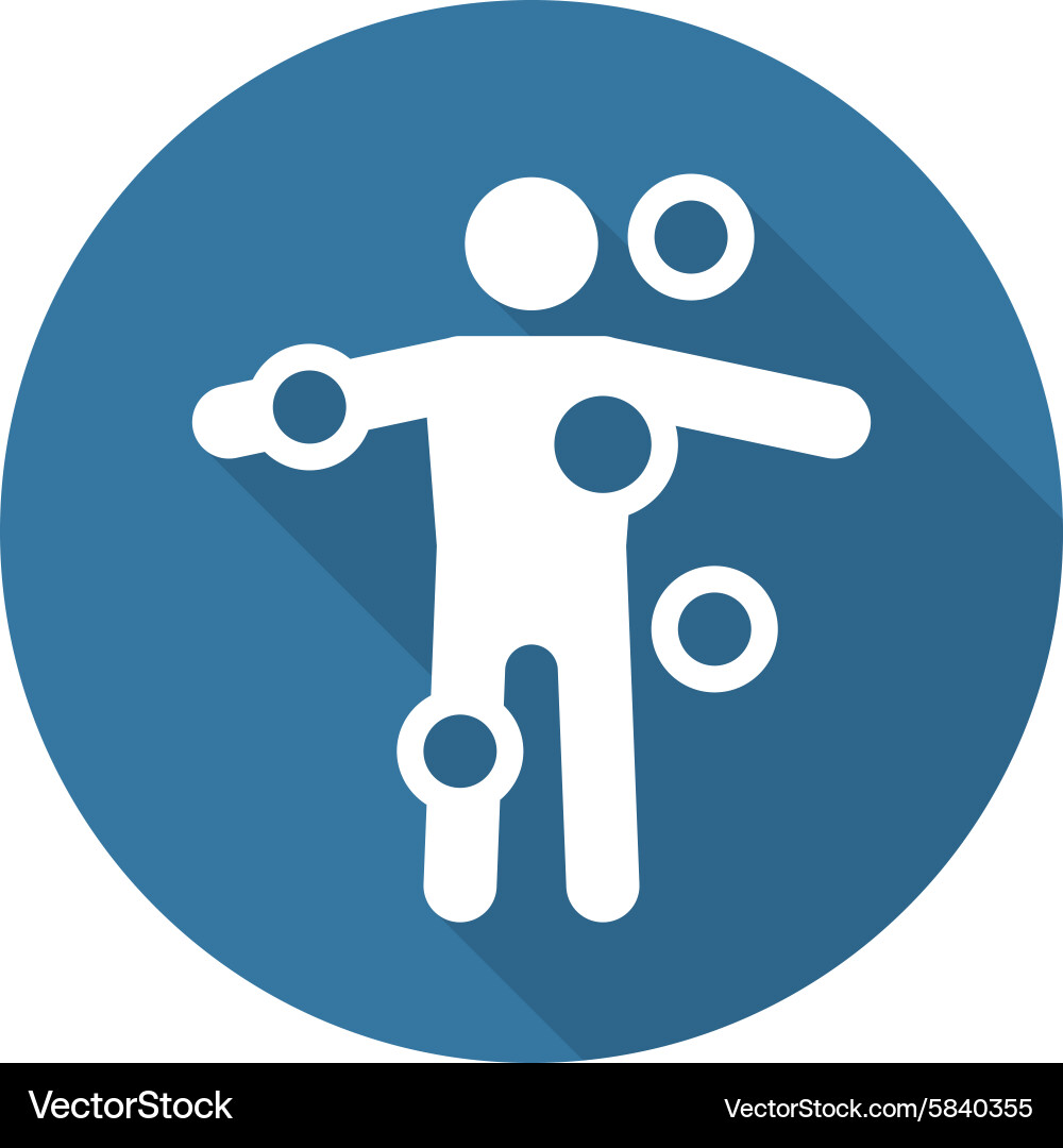 Symptom checker and medical services icon flat Vector Image