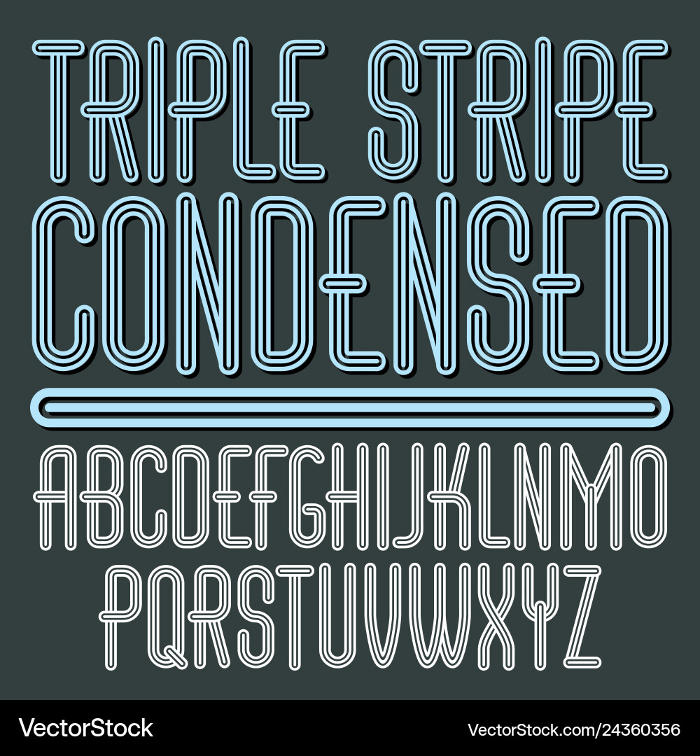 Funky Capital Letter Collection Royalty Free Vector Image