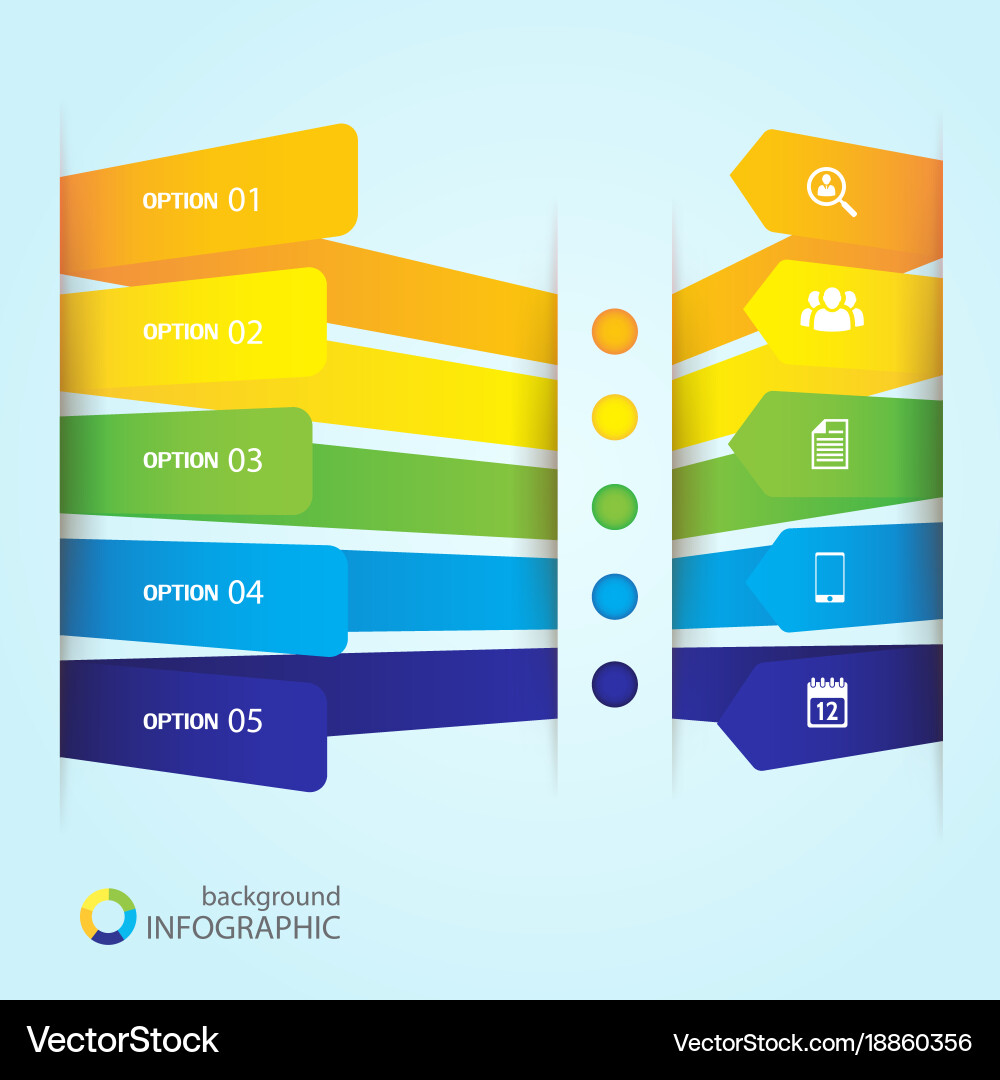 Web infographic design concept Royalty Free Vector Image
