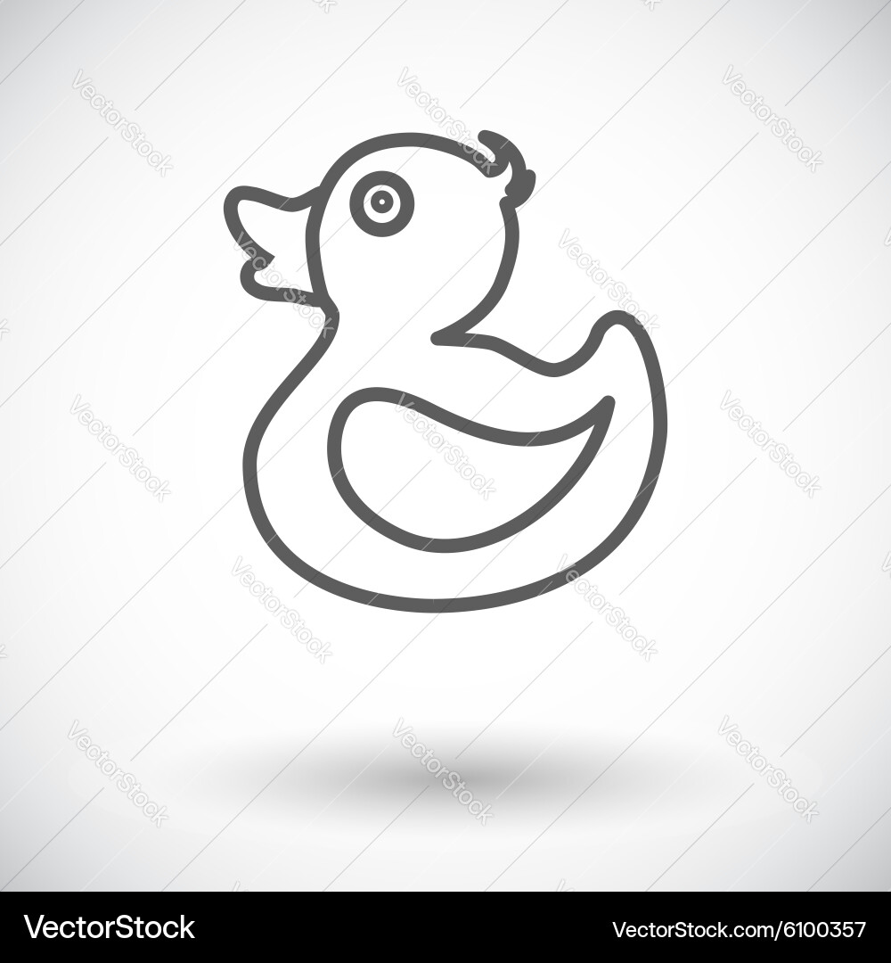 Duck icon Royalty Free Vector Image - VectorStock