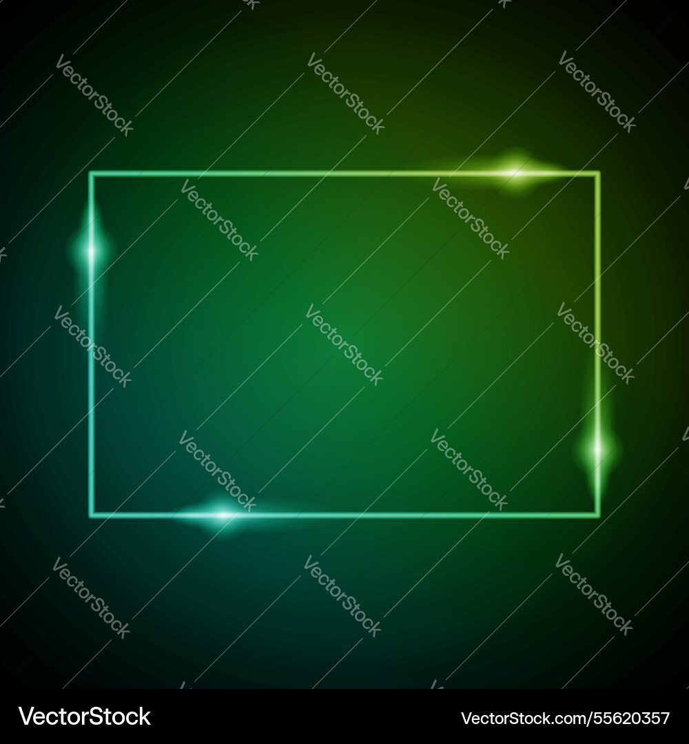Glow frame Royalty Free Vector Image - VectorStock