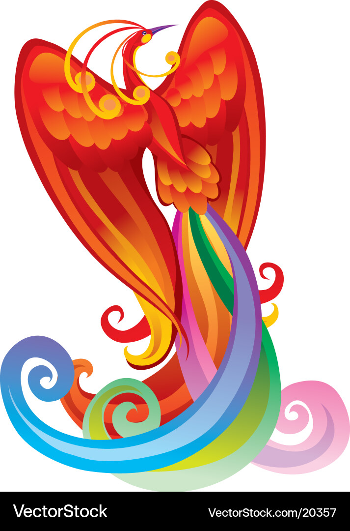 Magic bird Royalty Free Vector Image - VectorStock